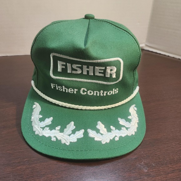 Accessories | Vintage Fisher Controls Hat Cap Snap Back Embroidered ...